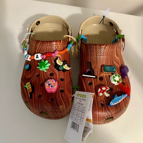 CROCS | Shoes | Nib Sza X Crocs Wood Grain Unisex Limited Edition Size ...